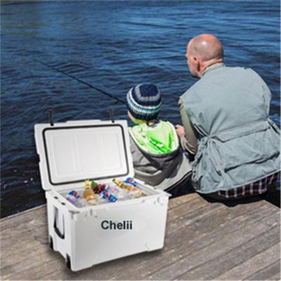 China Outdoor Hiking 63QT Ice Box Cooler Fishing 71cm Camping Rotomolded for sale