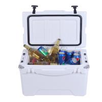 China Camping Plastic 35QT Ice Box Cooler LLDPE Ice Chest Cooler Box for sale