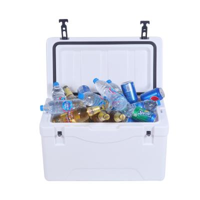 China Reusable Rotomolded  Ice Box Cooler Plastic Hard 40QT for sale