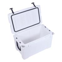 China BBQ LLDPE Ice Box Cooler 50QT Plastic Insulated Ice Box for sale