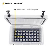 China Camping LLDPE 63QT Food Ice Box 12.5kgs Outdoor Cooler Box for sale