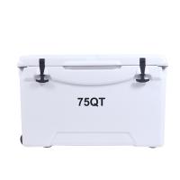 China Heavy Duty 75QT Portable Ice Box Cooler 58.5cm Outdoor Rotational Moulding for sale