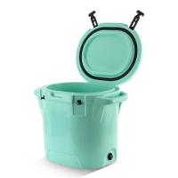China Picnic 55cm Picnic Ice Box Cooler 25QT UV Round Cooler Box for sale