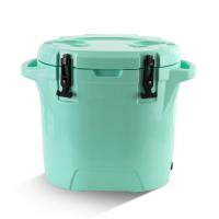 China Picnic 55cm Picnic Ice Box Cooler 25QT UV Round Cooler Box for sale