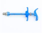 China Poultry ISO19001 Vaccinator Plastic Steel Syringe 10ml Luer Lock Syringe Reusable for sale