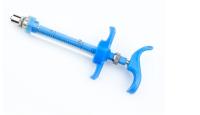 China Poultry ISO19001 Vaccinator Plastic Steel Syringe 10ml Luer Lock Syringe Reusable for sale