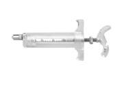 China Colored ISO9001 Plastic Steel Syringe TPX Animal Injection Veterinary for sale