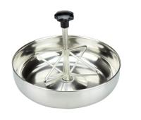 China Nursery Equipment FP-801 Pig Trough Feeder 25cm Stainless Steel Feed Trough for sale