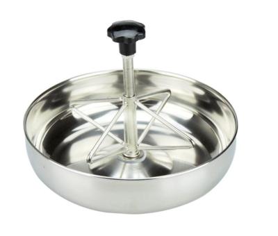 China Nursery Equipment FP-801 Pig Trough Feeder 25cm Stainless Steel Feed Trough for sale