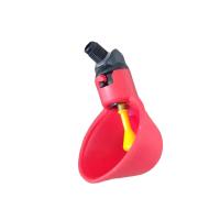 China Humanized Chicken Drinking Poultry Water Drinkers OEM Red Color for sale