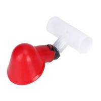 China Plastic PP Tee Water Drinking Dispenser Heat Resistance For Quail Pigeon for sale