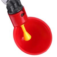 China Plastic PP Tee Water Drinking Dispenser Heat Resistance For Quail Pigeon for sale