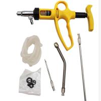 China 5ml Automatic Injector Syringe Plastic Veterinary Continuous Sheep Drench Gun for sale
