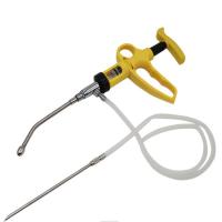 China 5ml Automatic Injector Syringe Plastic Veterinary Continuous Sheep Drench Gun for sale