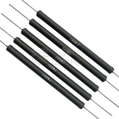 China 4.5W 10M Ohm Precision Cylindrical High Voltage Resistor for X-Ray Machines 95% Alumina for sale