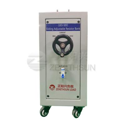 China 10kW 50 Ohm Sliding Variable Power Resistor Bank With Hand Wheel for sale