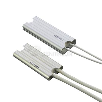 China 60W Ultra-Thin Aluminum Cased Dynamic Braking Resistor 100 Ohm with Flying Leads for sale