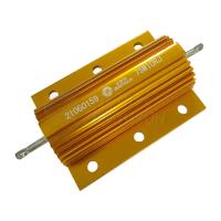 China 75W Gold Aluminum Housed Braking Resistor Wirewound LED Load 5% Tolerance for sale