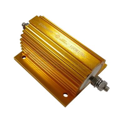 China 100W Aluminum Housed Wirewound LED Load Resistor for Railway Sector 10 Ohm for sale