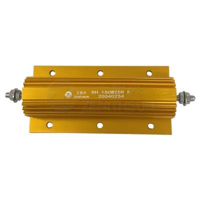 China 150W 25 Ohm F Aluminum Housed Wirewound Precharge Resistor Military Grade for sale