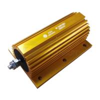 China 250W Gold Aluminum Clad Resistor Wire Wound High Power Led Load for sale