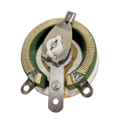 China 100Watt Ceramic Tray Wire Wound Rheostat Variable Power Painted Coating for sale