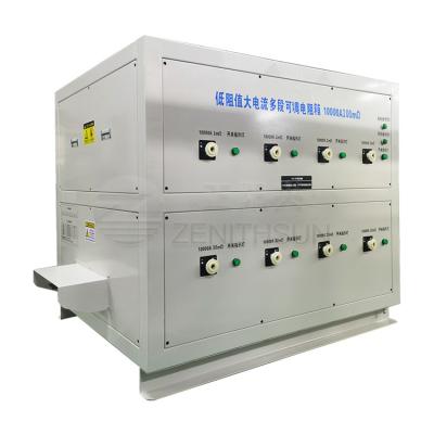 China 12000A High Current Low Value Dummy Resistive Load Bank 1kW-5MW 0.1Ω-10KΩ for sale
