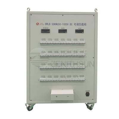 China 50kW 650-1000V DC Portable Variable Resistive Dummy Load Bank Cabinet for sale