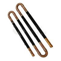 China 700W Tube Copper Wire Wound Resistor Water Cooled For Dump Load for sale