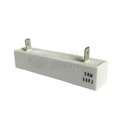 China 50W 60Ohm Non Flammable Resistor Ceramic Cement Encased Power for sale