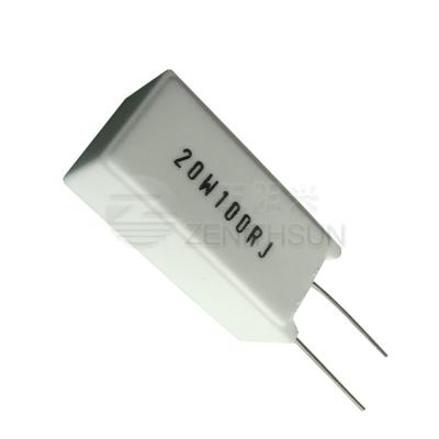 China 5W 2Ohm Radial Resistor Ceramic Cement Wirewound With Tolerance 5% for sale