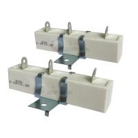 China 50W2.2R Ceramic Cement Resistor Low Inductance Dual Wirewound Power for sale