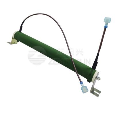 China High Power Ceramic Tubular Wire Wound Resistor 500W Long Wire Non-Inductive for sale
