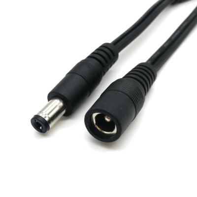 China 24V DC Cable 5.5x2.1mm 5.5x2.5mm Male Female DC Cable for sale