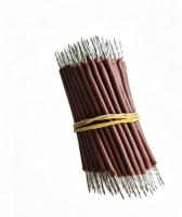 China Brown Double-Ended Tinned Electronic Wire / Pre-Tinned PCB Jumper Wire for sale