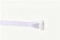 China 8P Blue-Pink Ribbon Cable, Single-End PH2.0 Connector Wire, Double-End Pre-Tinned Flat Cable, Electronic Wiring Harness for sale