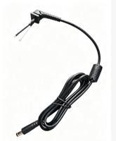 China Right Angle DC Power Cable, DC Male Plug Power Cord with Ferrite Core, Bare End Tinned DC Power Supply Wire for sale