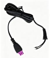 China Purple 2-Pin Plug Heated Seat Power Cable, Dual-Pin Bare End Tinned Car Seat Heater Wiring Harness for sale