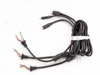 China Type-C Male Connector Waterproof Cable with Tail Gland, Multi-core Terminal Wire for sale
