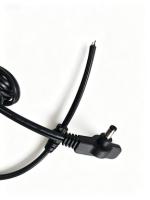 China Right Angle DC Male Plug Bare Wire Power Cable, DC Power Cord For CCTV/LED/Car for sale