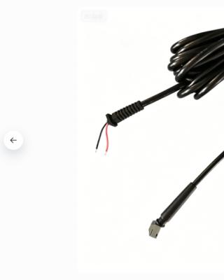 China 4-Pin Male Plug Bare Wire Extension Cable For Car Reverse Camera, DC Power Cord For Vehicle Backup Camera for sale
