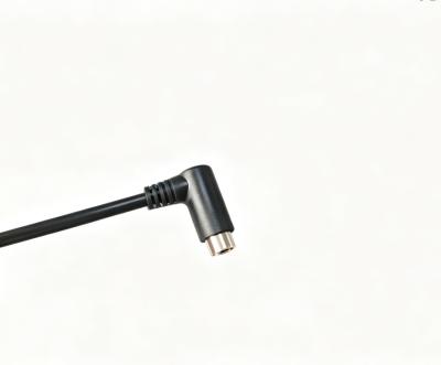 China 4-Pin Right Angle Aviation Plug Power Cable for sale
