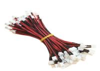 China Red And Black 26 Awg Custom Wire Harness Jst PH 2PIN Male To Female Plug Cable for sale