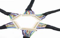 China DF19 Connector LVDS Cable Assembly , 20 Pin LVDS Extension Cablefor For Laptop for sale