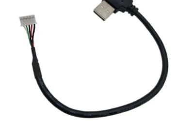 China Usb A With 5 Pin Jst Connector Ph 5-Pin To Usb A Male Right Angle 90 Degree Plug Cable for sale