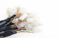 China RJ45 To Molex Plug Custom Cable Assemblies With 4.2mm Pitch Extension Cable for sale