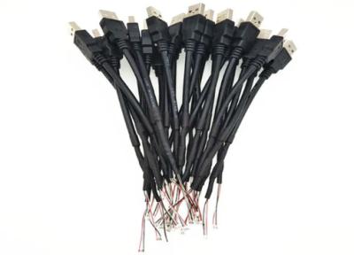 China Usb A Plug To 4 Pin 0.8mm Pitch Jst Sur 4 Crimp Connector Cable Harness With 32 Awg for sale