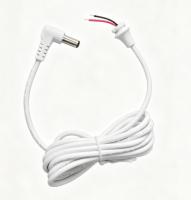 China L-Shaped DC 5.5×2.1mm Male To Bare Wire Power Cord for sale
