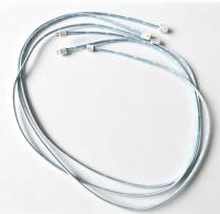 China 2P PH2.0 XH2.54 Wire Harness, Blue White 24AWG Flat Connector Cable for sale