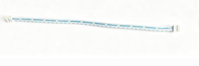 China 4Pin PH2.0 Wire Harness, Blue White Flat Ribbon Cable, Male To Male for sale